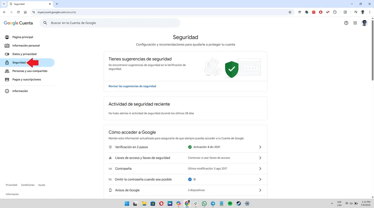 How to configure the double verification of your online accounts